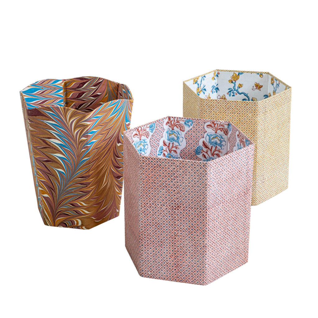 Wave Waste Paper Bin - Olivine