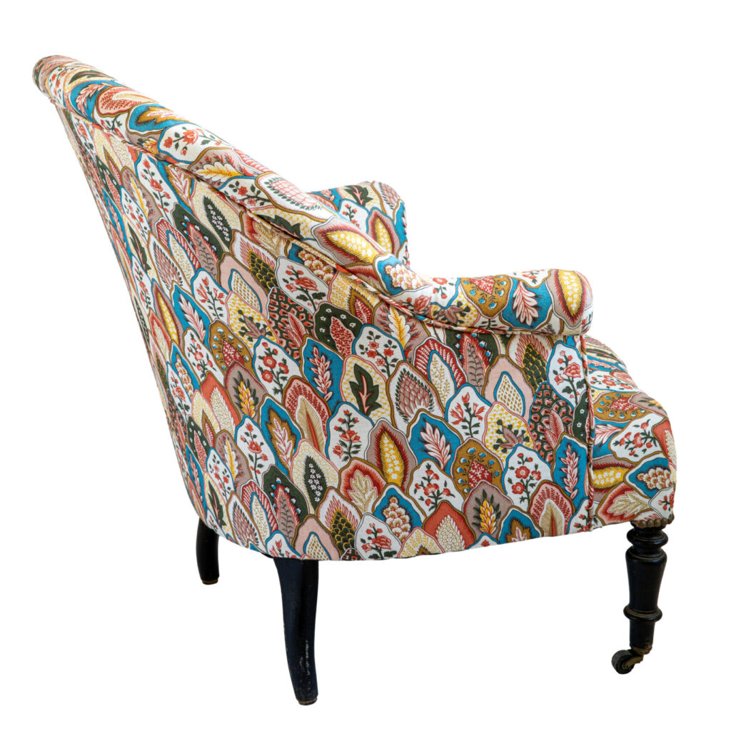 Round Back Armchair - Olivine